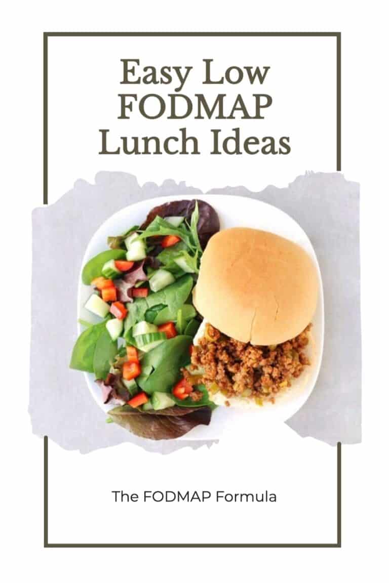Easy Low FODMAP Lunch Ideas - The FODMAP Formula
