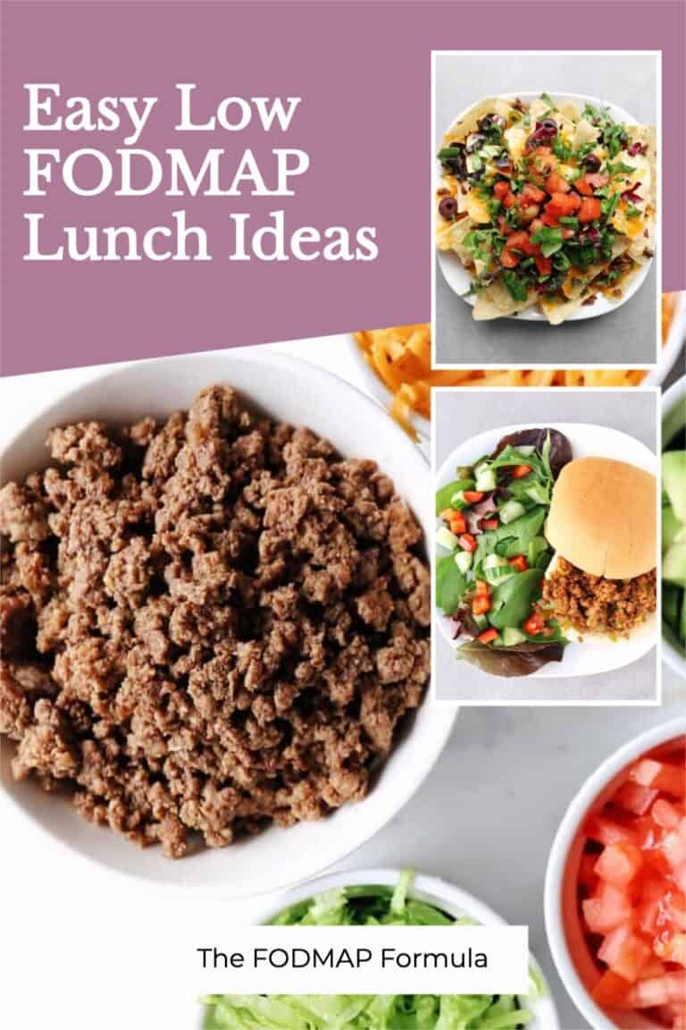 Easy Low FODMAP Lunch Ideas - The FODMAP Formula