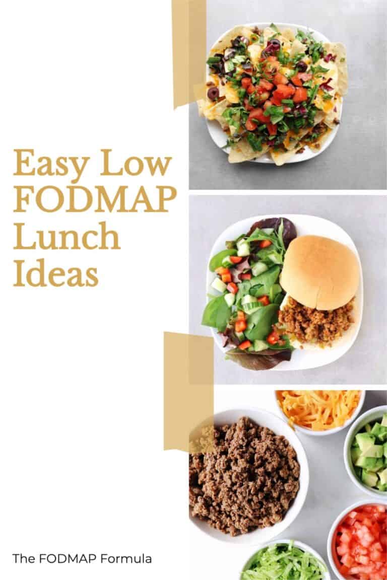Easy Low FODMAP Lunch Ideas - The FODMAP Formula