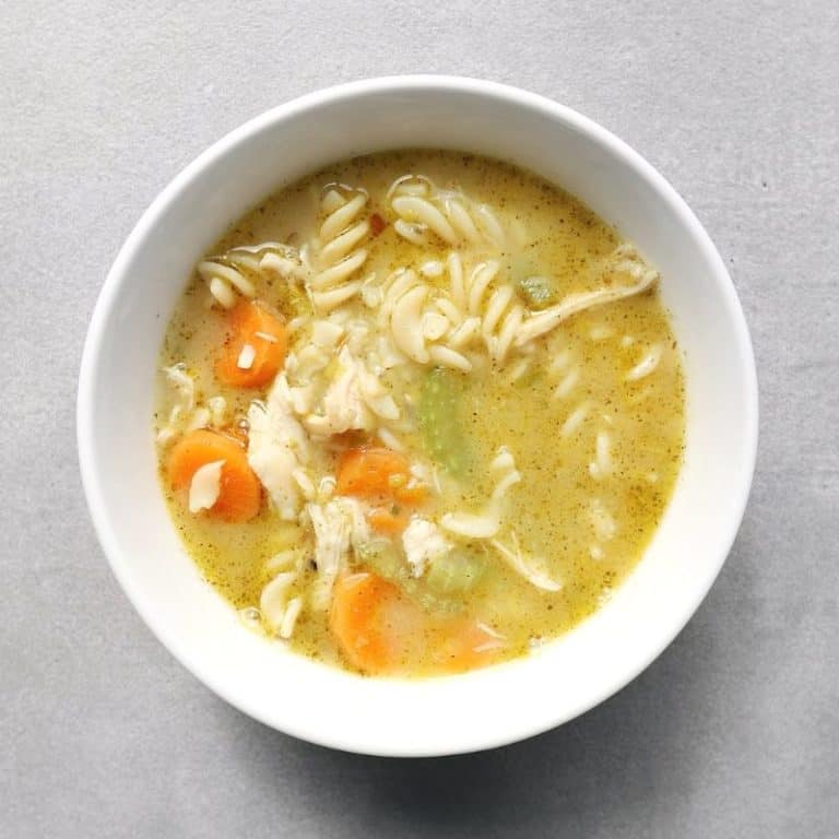 Low FODMAP Chicken Noodle Soup - The FODMAP Formula