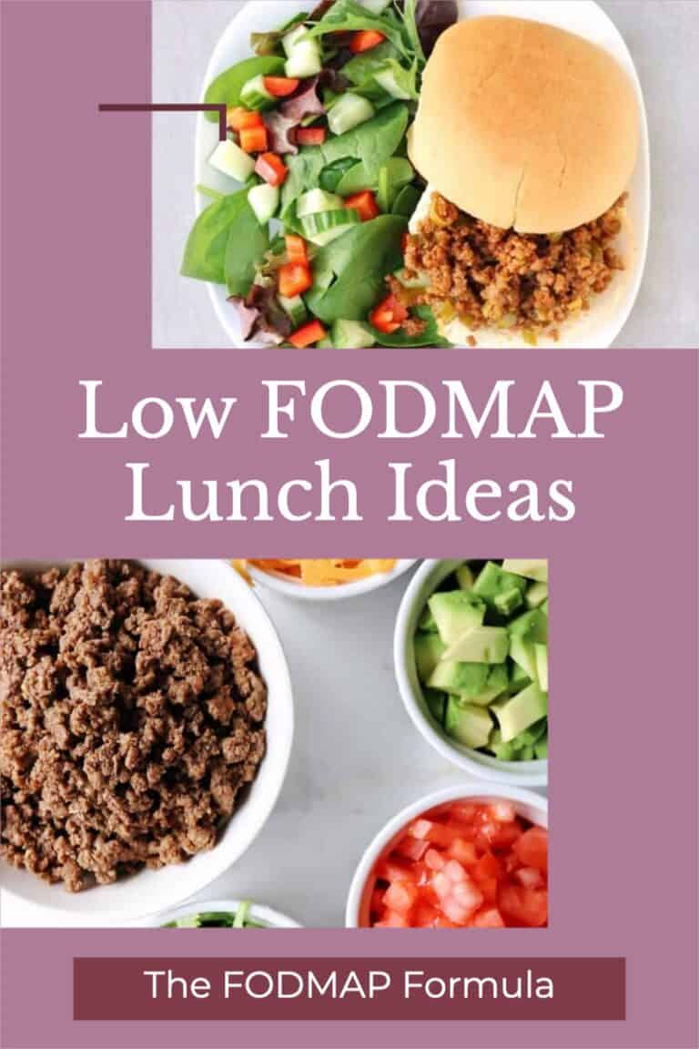 Easy Low FODMAP Lunch Ideas - The FODMAP Formula