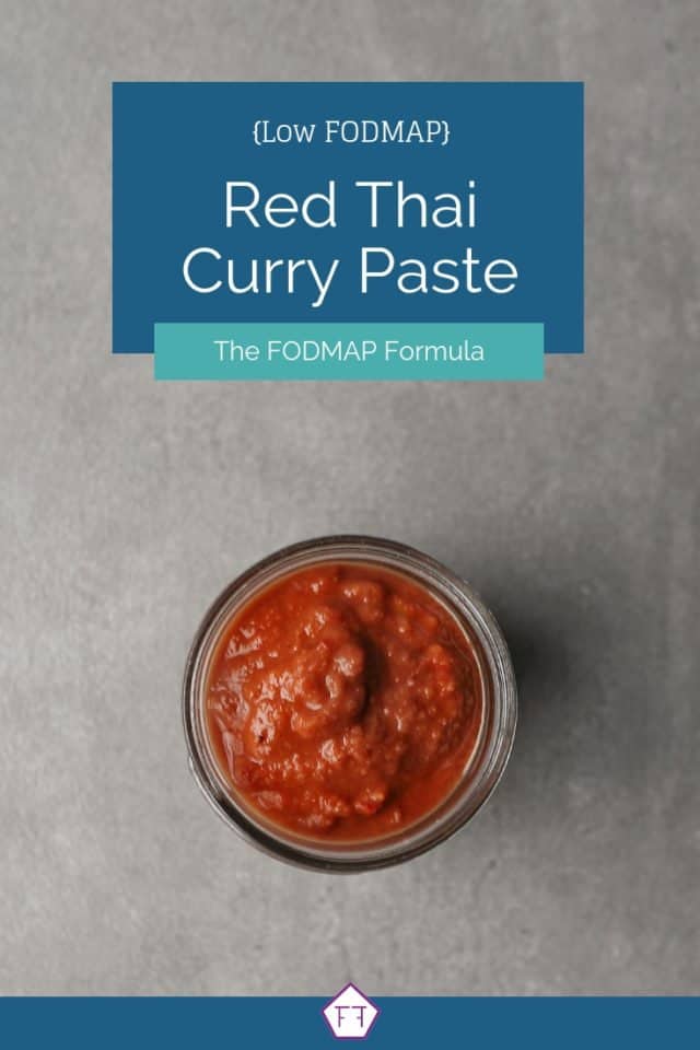 Low FODMAP Red Curry Paste | The FODMAP Formula