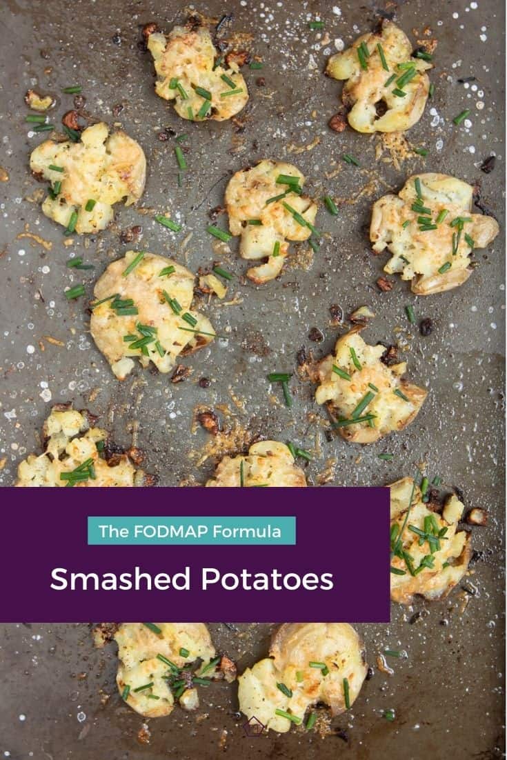 Low FODMAP Smashed Potatoes - The FODMAP Formula
